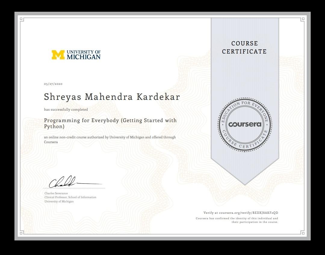 #pythonprogramming | Shreyas Kardekar #pythonprogramming | Shreyas Kardekar