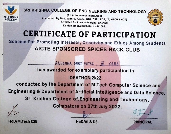 Anushna Shri Vetri on LinkedIn: #connections #skcet #event #projects Anushna Shri Vetri on LinkedIn: #connections #skcet #event #projects