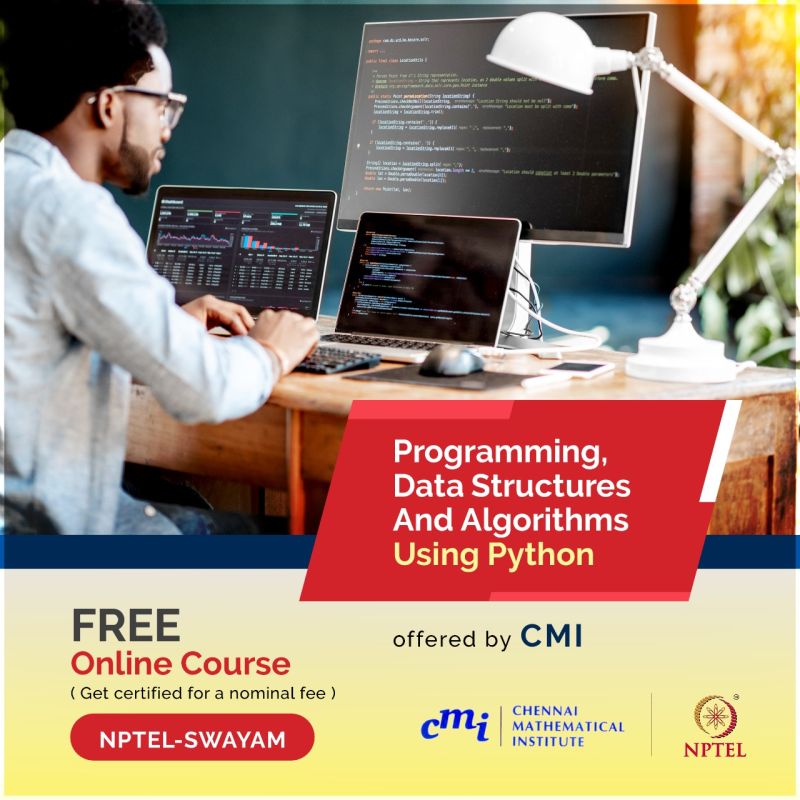 NPTEL on LinkedIn: #nptel #swayam #pythoncourse #python #pythonfree # ... NPTEL on LinkedIn: #nptel #swayam #pythoncourse #python #pythonfree # ...