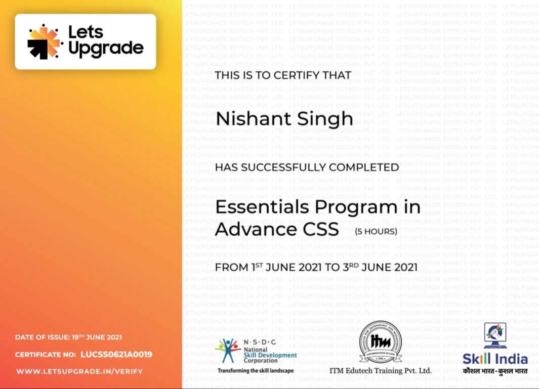 #css #html | Nishant Singh #css #html | Nishant Singh