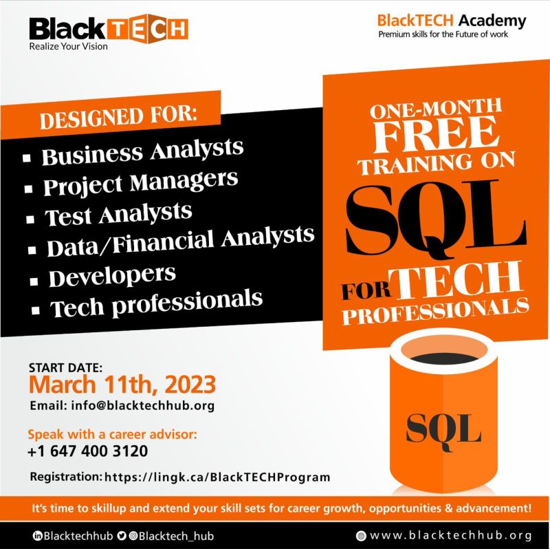 BlackTECH Academy on LinkedIn: #sqlite #sequel #sql #freecourse # ... BlackTECH Academy on LinkedIn: #sqlite #sequel #sql #freecourse # ...