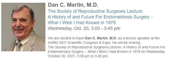 A history of and future for endometriosis surgery. ASRM, October 20 ... A history of and future for endometriosis surgery. ASRM, October 20 ...