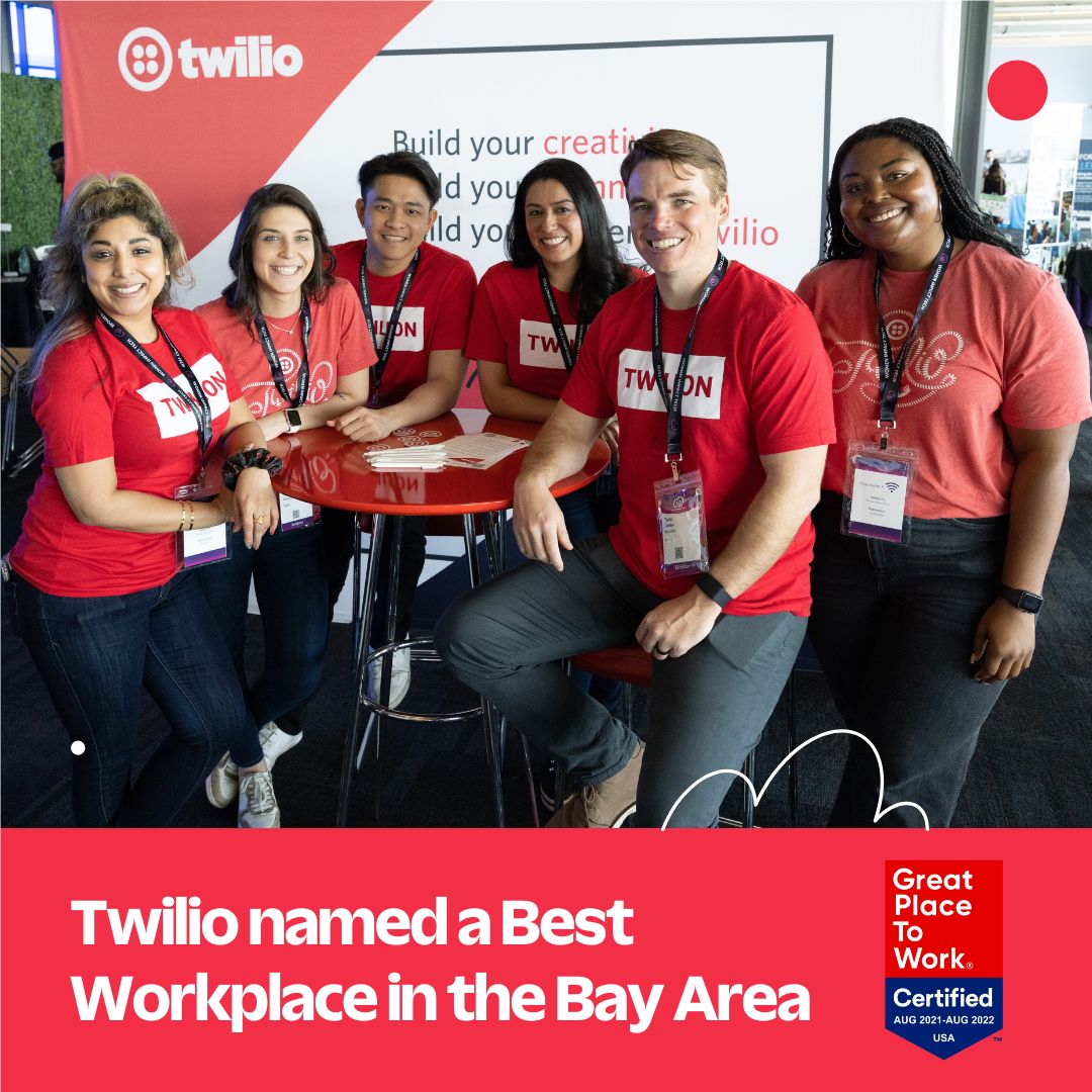 Twilio on LinkedIn: 🎉 Huge thank you to our employees, who voted us on ... Twilio on LinkedIn: 🎉 Huge thank you to our employees, who voted us on ...