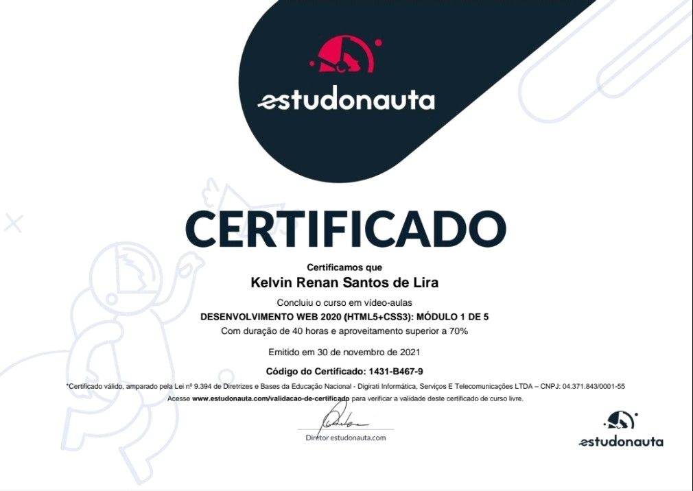 Kelvin Renan Santos de Lira on LinkedIn: #html #css Kelvin Renan Santos de Lira on LinkedIn: #html #css