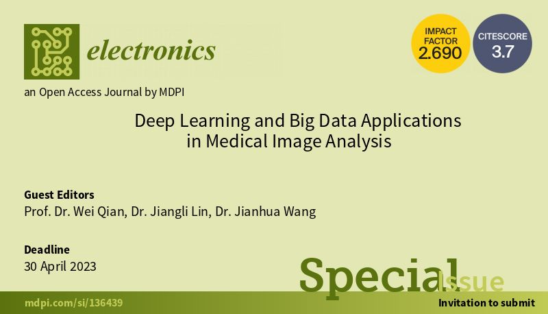 Electronics MDPI on LinkedIn: #specialissue #deeplearning #bigdata # ... Electronics MDPI on LinkedIn: #specialissue #deeplearning #bigdata # ...