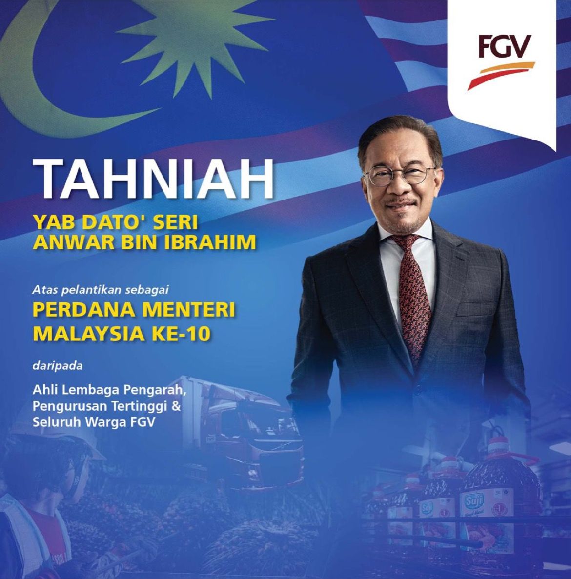 FGV Holdings Berhad on LinkedIn: Setinggi-tinggi tahniah diucapkan ... FGV Holdings Berhad on LinkedIn: Setinggi-tinggi tahniah diucapkan ...