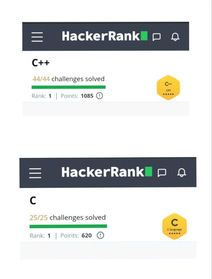 Abinaya Muruganantham on LinkedIn: #hackerrank #coder #programming #c # ... Abinaya Muruganantham on LinkedIn: #hackerrank #coder #programming #c # ...