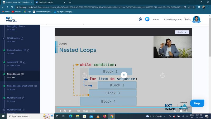 Sadiq Mohammad on LinkedIn: #python #nestedloops Sadiq Mohammad on LinkedIn: #python #nestedloops