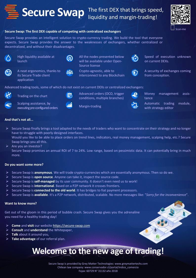 Secure Swap on LinkedIn: We are proud to announce Secure Swap, the ... Secure Swap on LinkedIn: We are proud to announce Secure Swap, the ...
