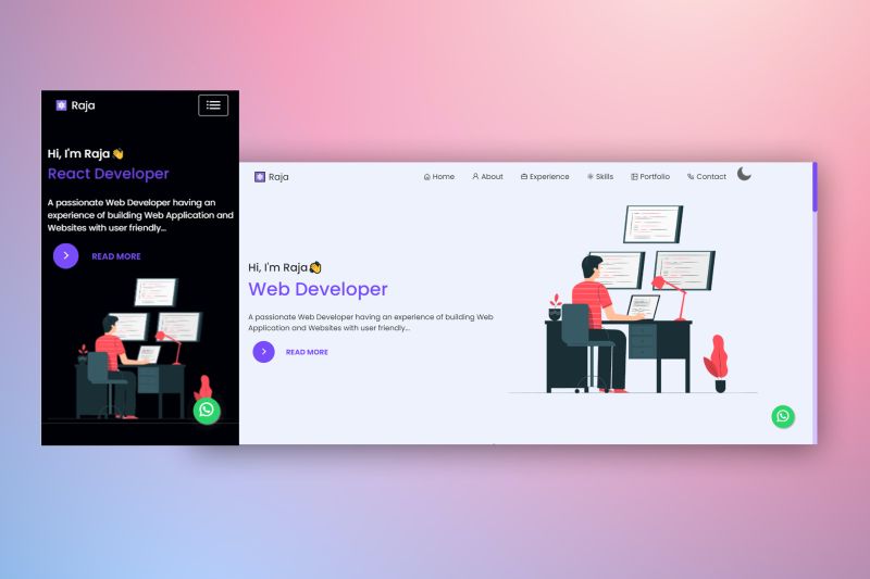 Raja Manickam on LinkedIn: #reactjs #github #portfoliowebsite #uidesign ... Raja Manickam on LinkedIn: #reactjs #github #portfoliowebsite #uidesign ...