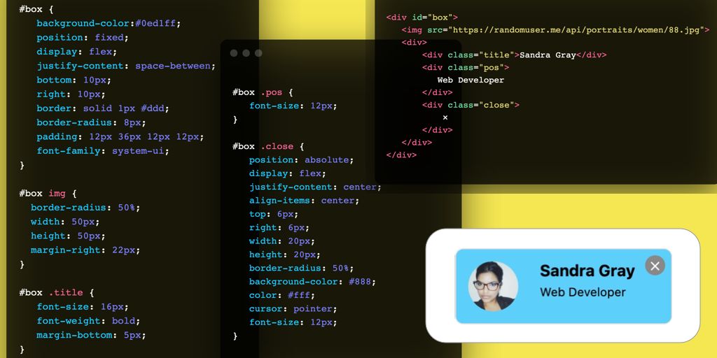 💡HTML + CSS Tip! How to create a small sticky widget that's placed in ... 💡HTML + CSS Tip! How to create a small sticky widget that's placed in ...