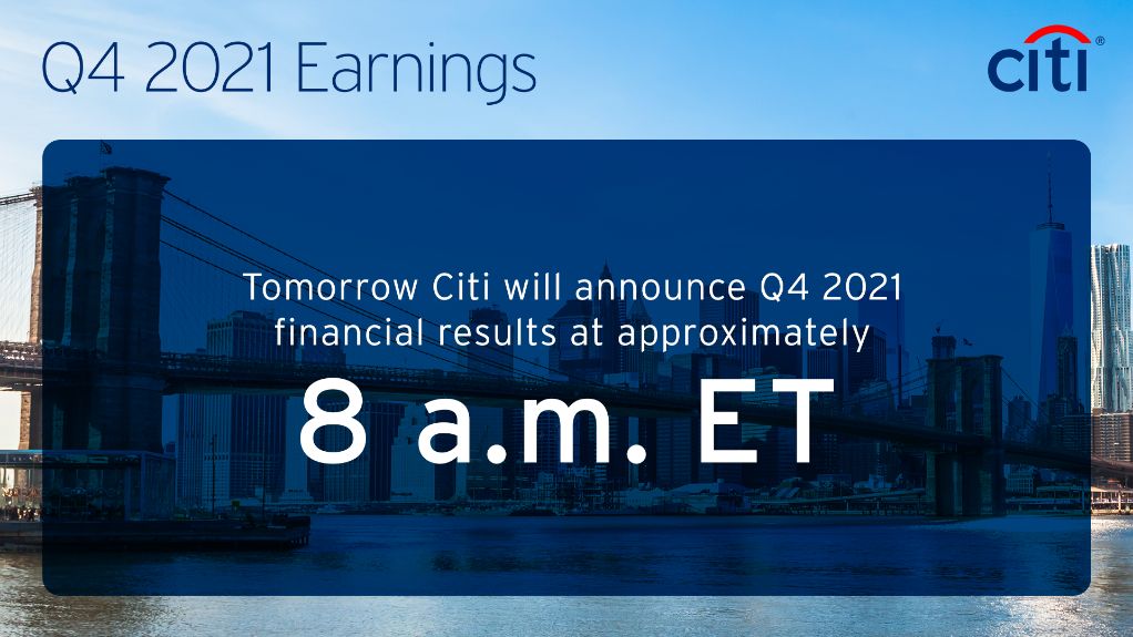 Citi on LinkedIn: Reminder: check Citi at approximately 8 a.m. ET ... Citi on LinkedIn: Reminder: check Citi at approximately 8 a.m. ET ...