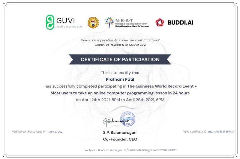 Pratham Patil on LinkedIn: #guvi #guvi #programming #computerscience # ... Pratham Patil on LinkedIn: #guvi #guvi #programming #computerscience # ...