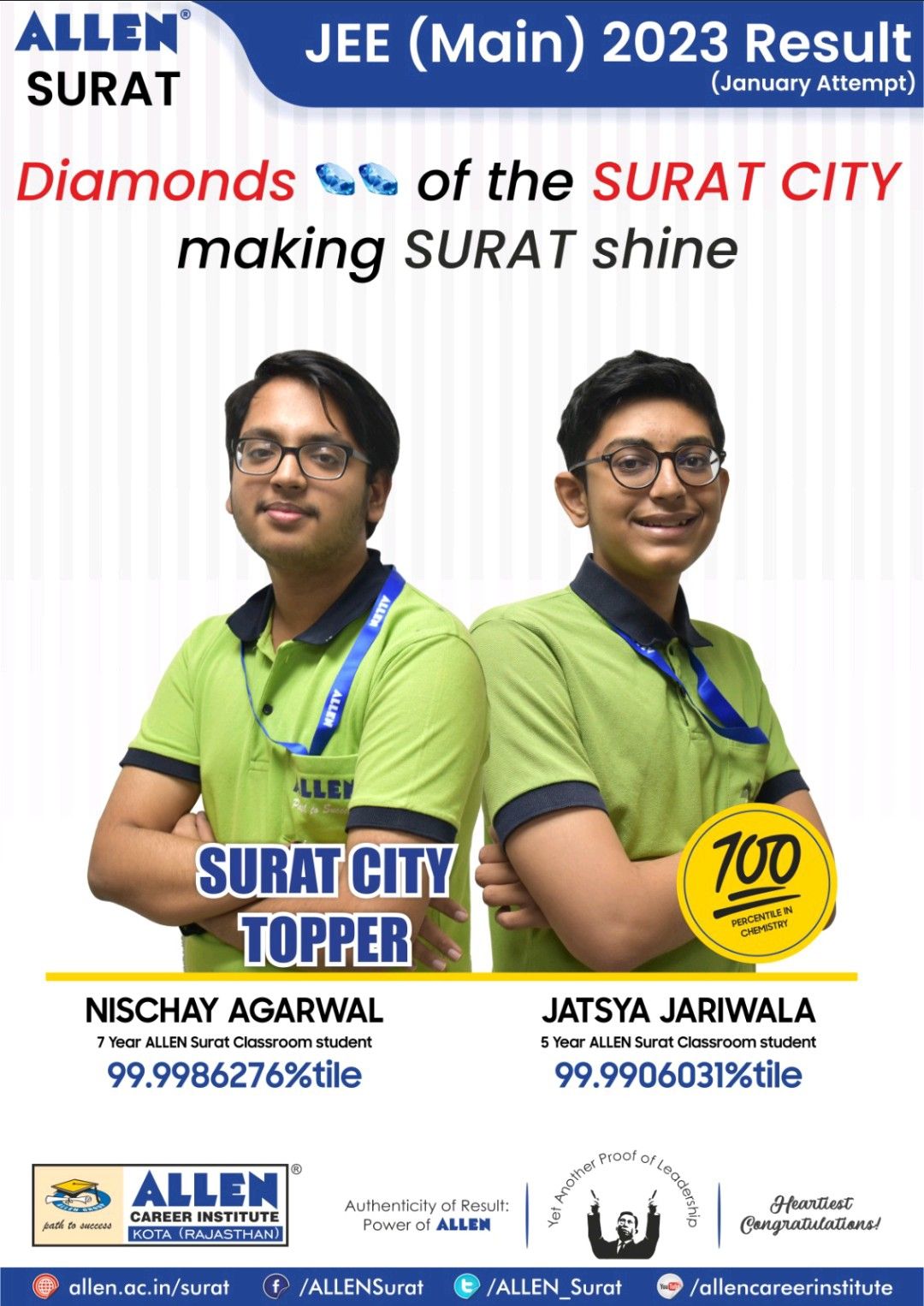 Akash Deepak Pandey on LinkedIn: #allensurat #jeemain2023 Akash Deepak Pandey on LinkedIn: #allensurat #jeemain2023