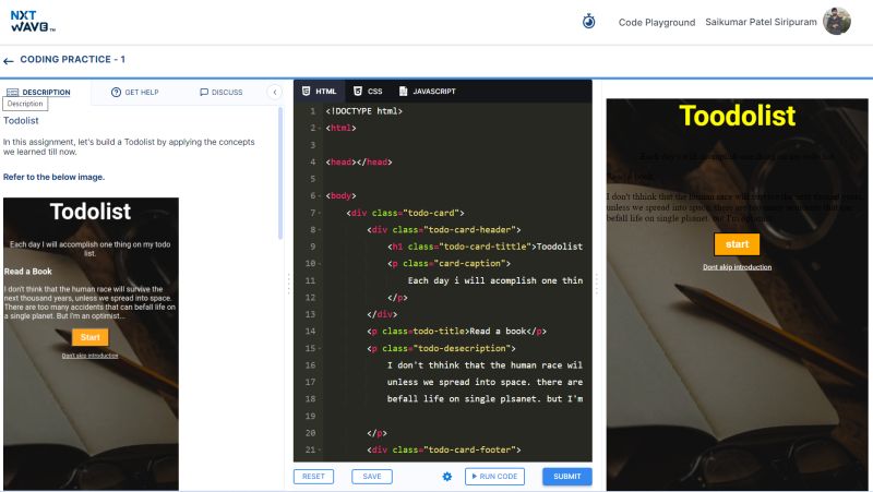 Saikumar patel Siripuram on LinkedIn: #day1 #30daysofcodechallenge # ... Saikumar patel Siripuram on LinkedIn: #day1 #30daysofcodechallenge # ...