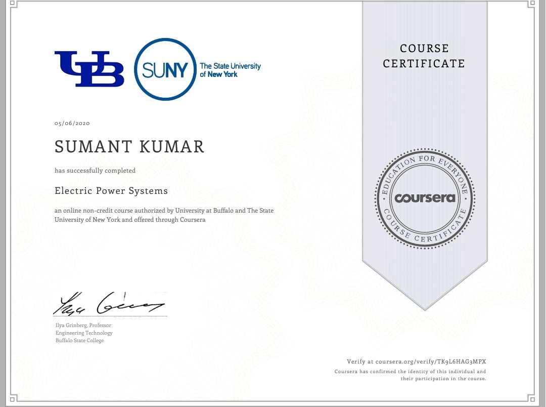 Sumant Kumar on LinkedIn: # Power System Sumant Kumar on LinkedIn: # Power System