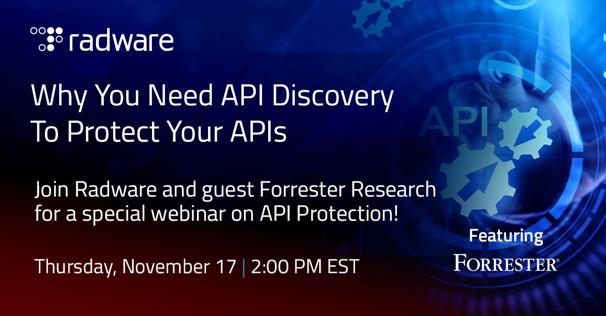 Radware on LinkedIn: Join Radware’s Yaron Azerual and guest Forrester ... Radware on LinkedIn: Join Radware’s Yaron Azerual and guest Forrester ...
