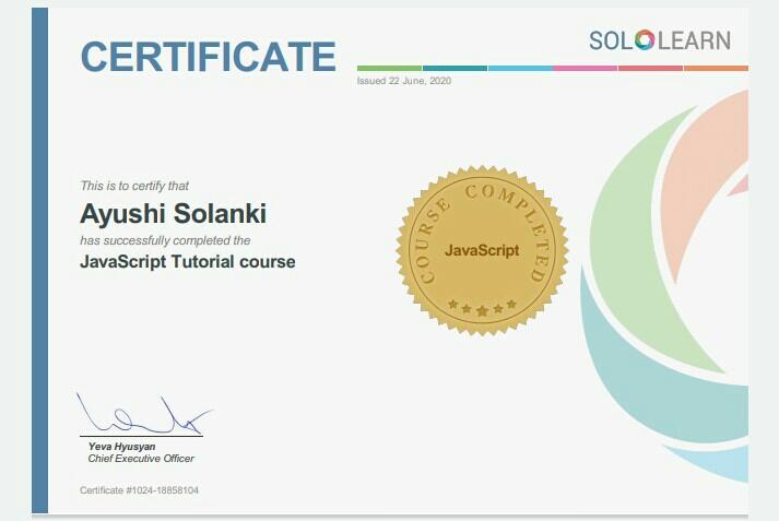 Ayushi Solanki on LinkedIn: #sololearn #javascript #programming # ... Ayushi Solanki on LinkedIn: #sololearn #javascript #programming # ...