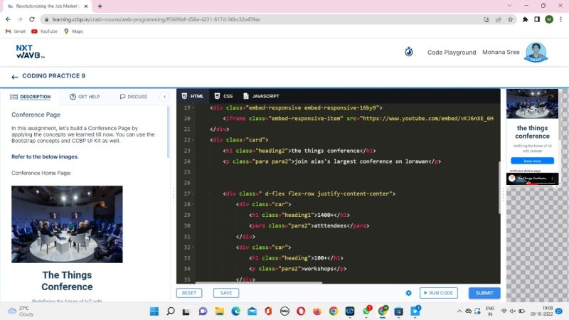 Mohana Sree Katam on LinkedIn: #ccbp #nxtwave #fullstackdeveloper # ... Mohana Sree Katam on LinkedIn: #ccbp #nxtwave #fullstackdeveloper # ...