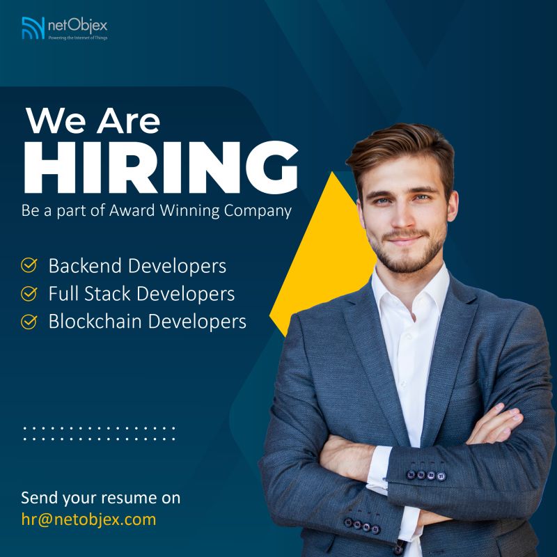 NetObjex on LinkedIn: #hiring #hiringdevelopers #blockchaindevelopers # ... NetObjex on LinkedIn: #hiring #hiringdevelopers #blockchaindevelopers # ...
