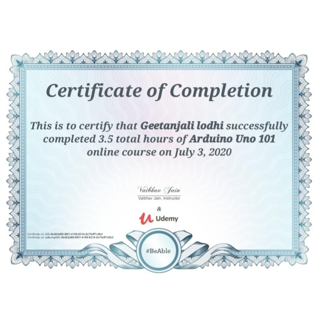Geetanjali Lodhi on LinkedIn: #udemycourse #arduinouno Geetanjali Lodhi on LinkedIn: #udemycourse #arduinouno