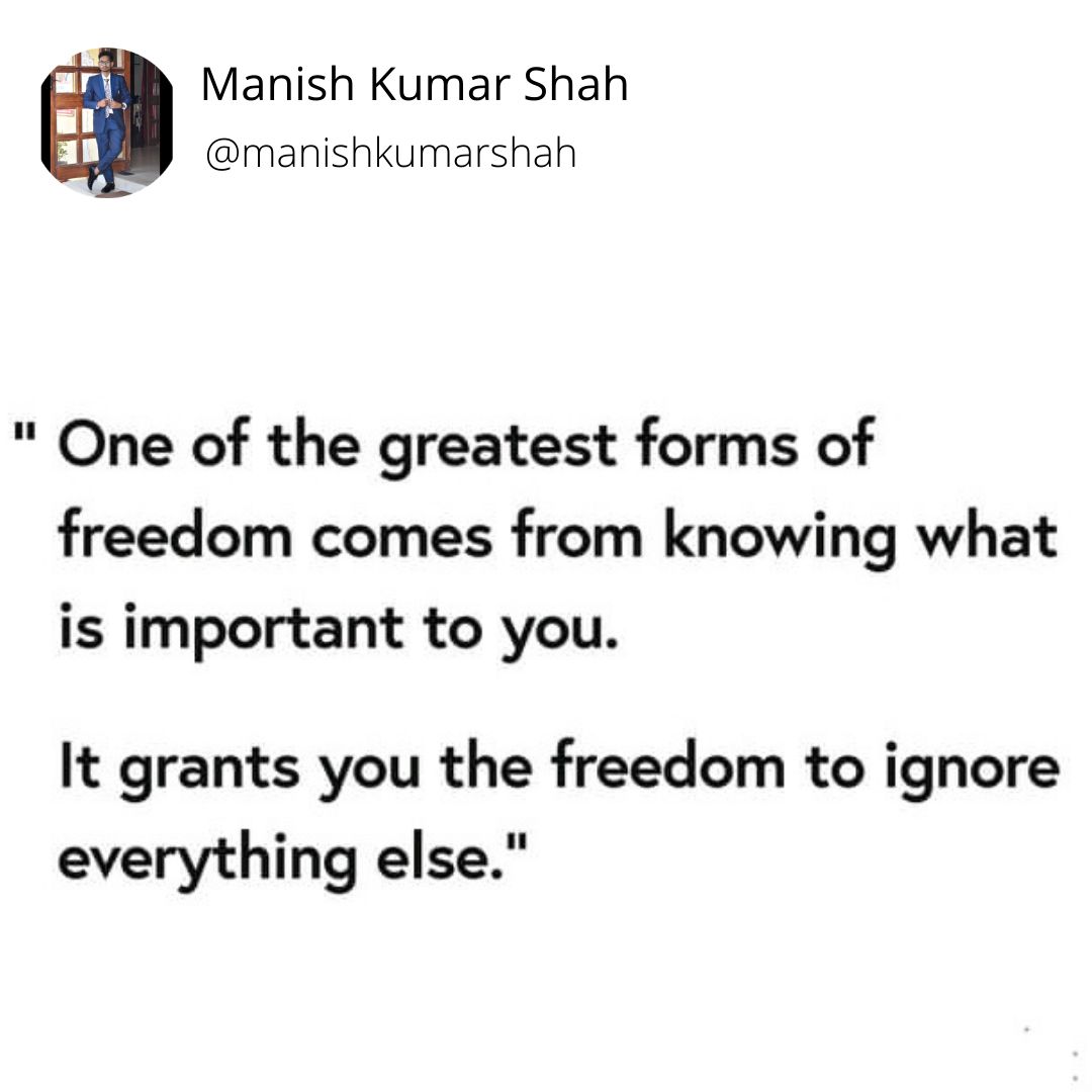 Manish Kumar Shah on LinkedIn: #important #learning #freedom #targets # ... Manish Kumar Shah on LinkedIn: #important #learning #freedom #targets # ...