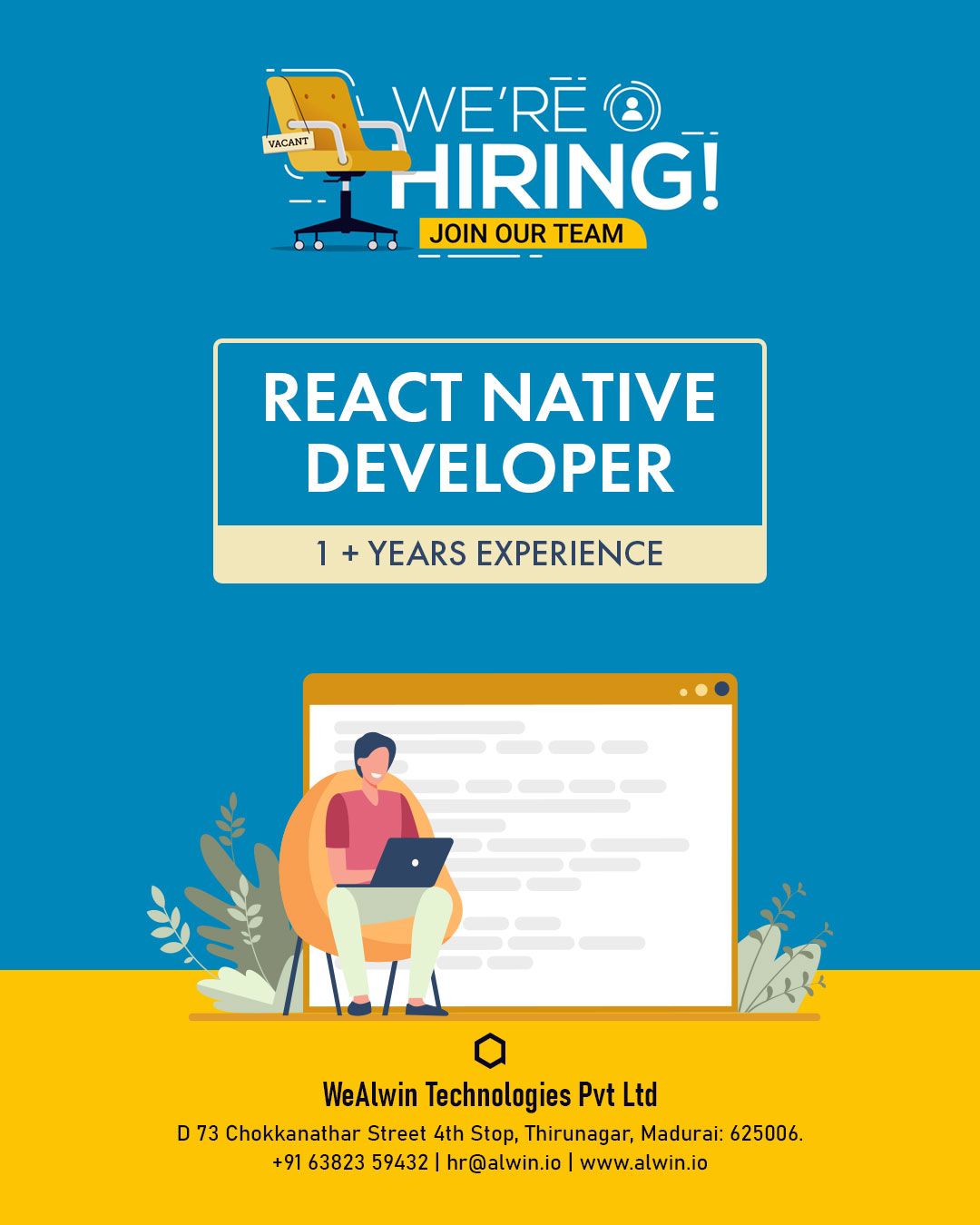 Saveetha Kumar on LinkedIn: #hiring #reactnativedeveloper #reactnative ... Saveetha Kumar on LinkedIn: #hiring #reactnativedeveloper #reactnative ...