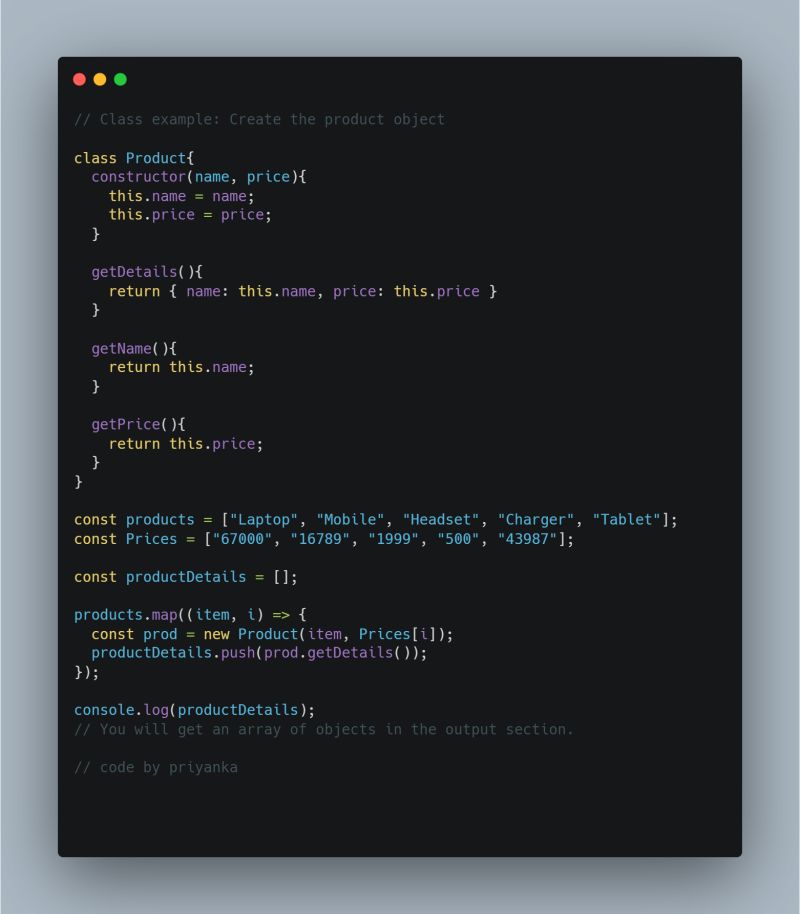Priyanka Shahane on LinkedIn: #javascript #classes #javascript #objects ... Priyanka Shahane on LinkedIn: #javascript #classes #javascript #objects ...