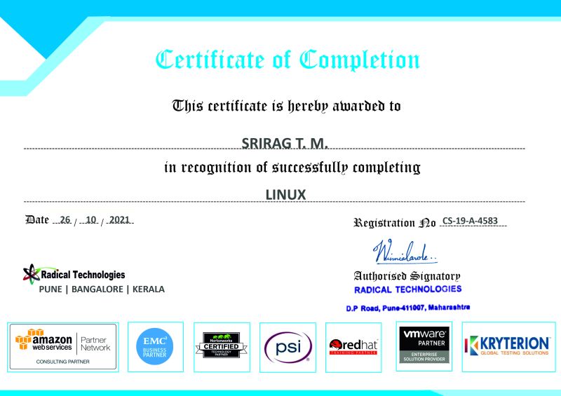 SRIRAG T M posted on LinkedIn SRIRAG T M posted on LinkedIn