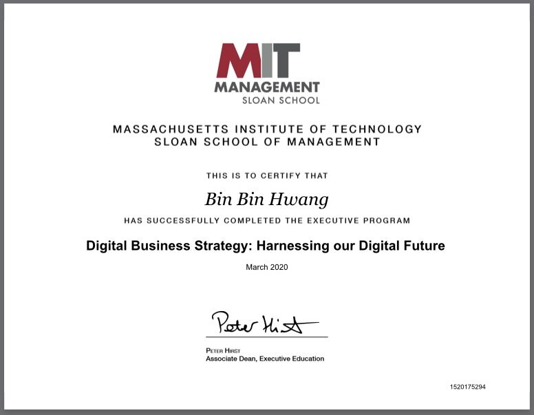 Erin Hwang on LinkedIn: Iβve finally received my e-Certificate! Looking ... Erin Hwang on LinkedIn: Iβve finally received my e-Certificate! Looking ...