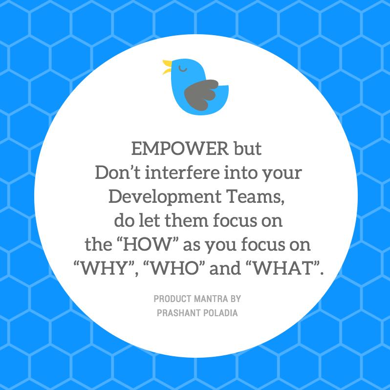 Prashant P. on LinkedIn: #ProductManagers: #EMPOWER but don’t interfere ... Prashant P. on LinkedIn: #ProductManagers: #EMPOWER but don’t interfere ...