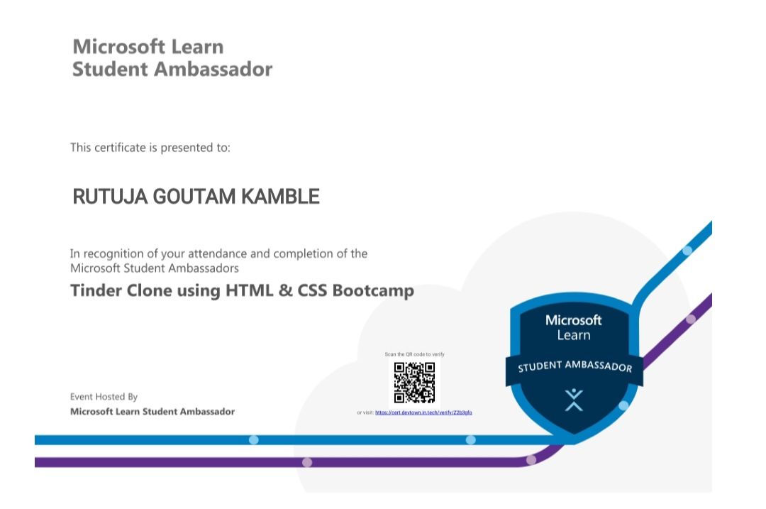 RUTUJA KAMBLE on LinkedIn: #css #html #microsoft RUTUJA KAMBLE on LinkedIn: #css #html #microsoft