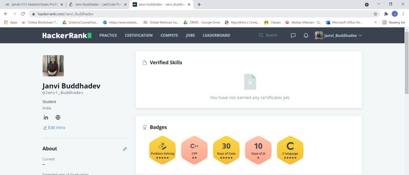 Janvi Buddhadev on LinkedIn: #leetcode #dsa #gfg #growth #coding # ... Janvi Buddhadev on LinkedIn: #leetcode #dsa #gfg #growth #coding # ...