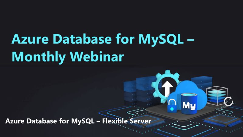 Azure Database for MySQL on LinkedIn: #azure #database #mysql #webinar ... Azure Database for MySQL on LinkedIn: #azure #database #mysql #webinar ...