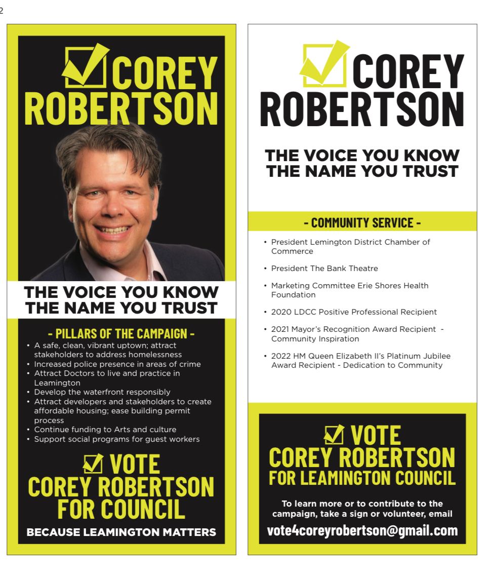 #leamingtonmatters #community #leadership | Corey Robertson #leamingtonmatters #community #leadership | Corey Robertson