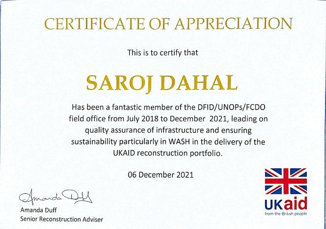 Saroj Dahal on LinkedIn: #pleasuremoment #proudfeeling #ukaid # ... Saroj Dahal on LinkedIn: #pleasuremoment #proudfeeling #ukaid # ...
