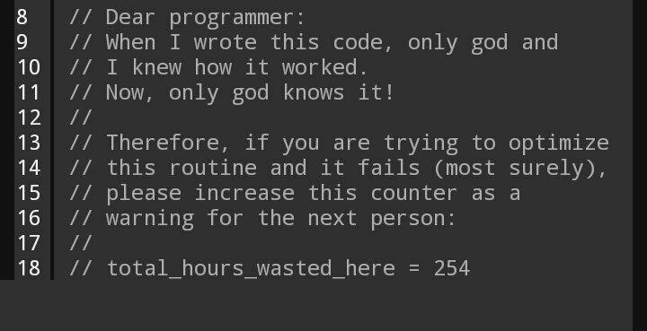 Ardavan Dejpanah on LinkedIn: Dear Programmer... Ardavan Dejpanah on LinkedIn: Dear Programmer...