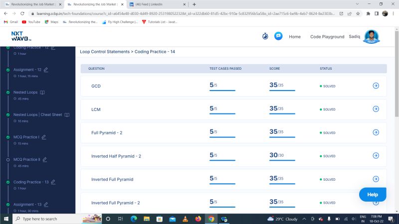 #python #coding #practice #nxt #flyhighchallenge NxtWave | Sadiq Mohammad #python #coding #practice #nxt #flyhighchallenge NxtWave | Sadiq Mohammad