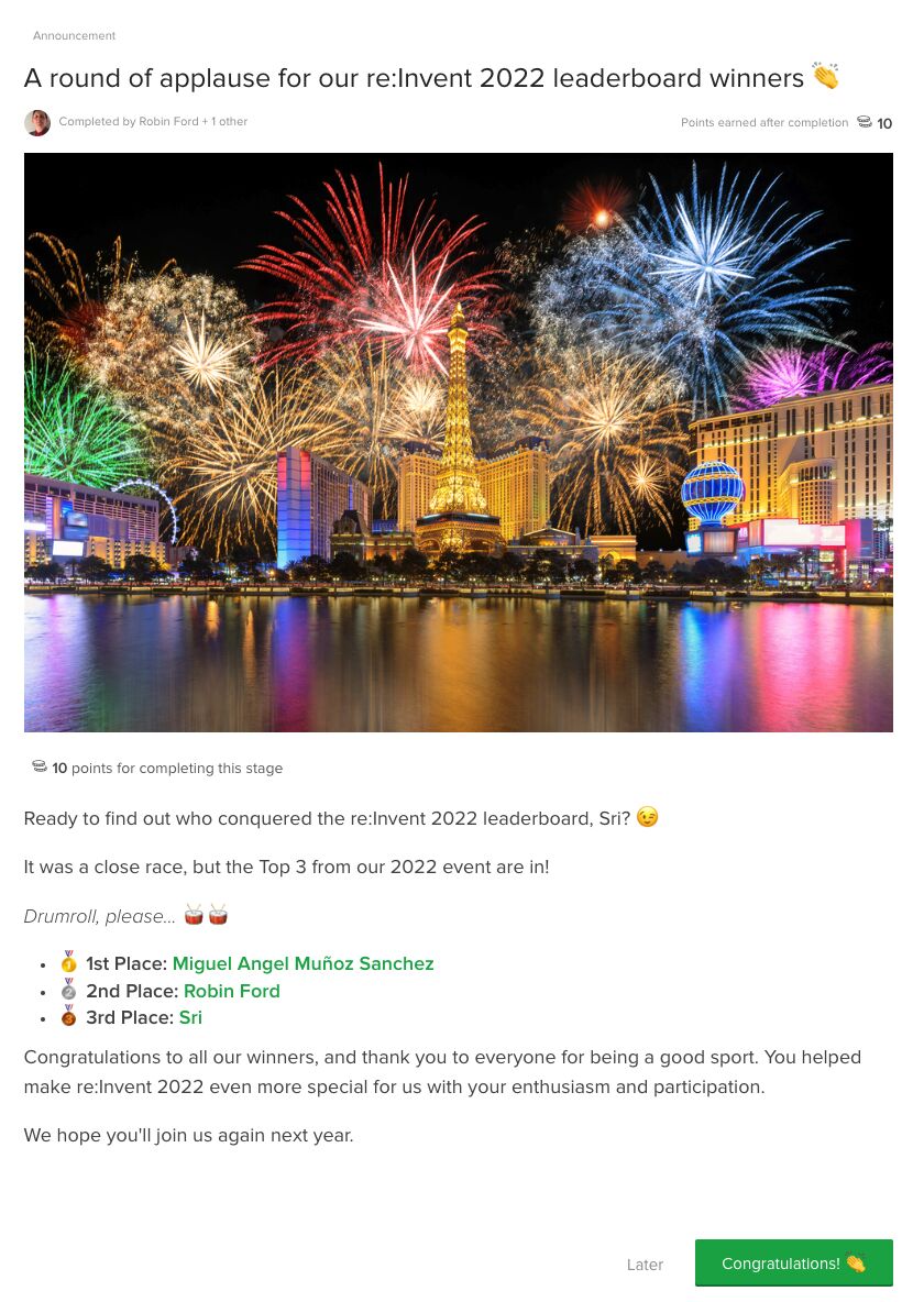 Sridhar Kasukurthy on LinkedIn: #aws #community Sridhar Kasukurthy on LinkedIn: #aws #community