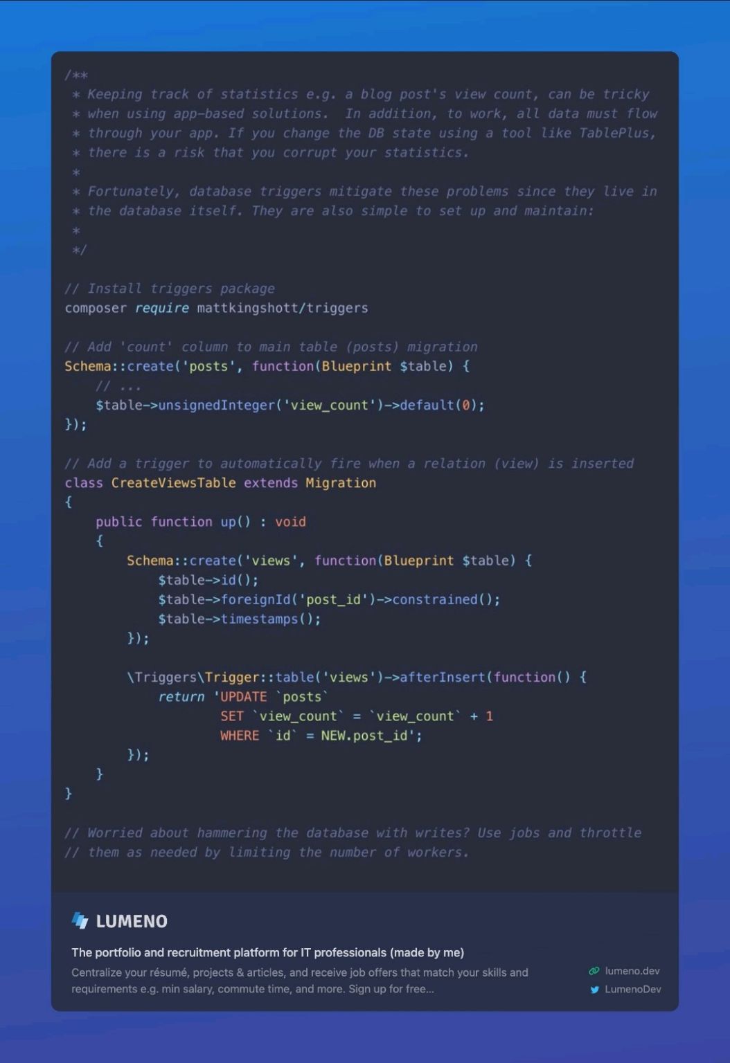 Esharib Malik on LinkedIn: #laravel #database #laravel # ... Esharib Malik on LinkedIn: #laravel #database #laravel # ...
