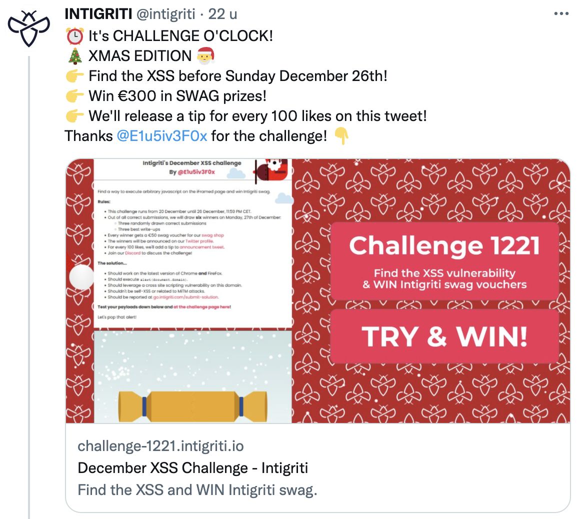 Intigriti on LinkedIn: #ethicalhacking #intigriti #hackingchallenge # ... Intigriti on LinkedIn: #ethicalhacking #intigriti #hackingchallenge # ...