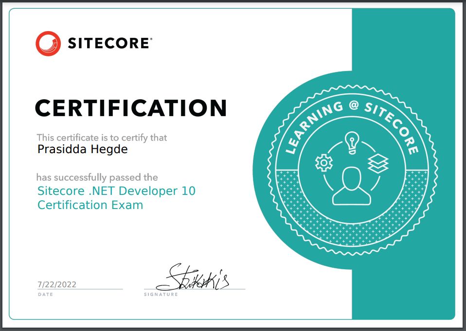 #sitecore10 | Prasidda Hegde #sitecore10 | Prasidda Hegde
