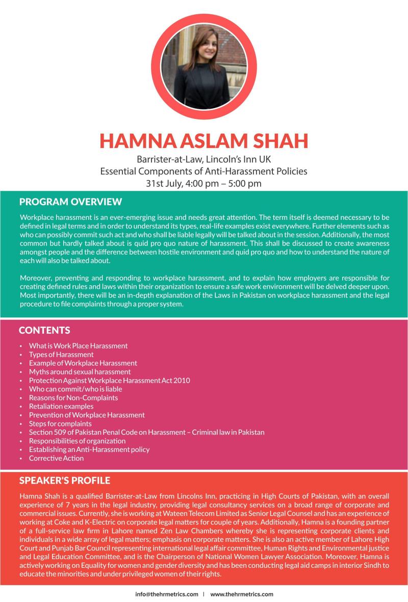 Barrister Hamna Zain posted on LinkedIn Barrister Hamna Zain posted on LinkedIn