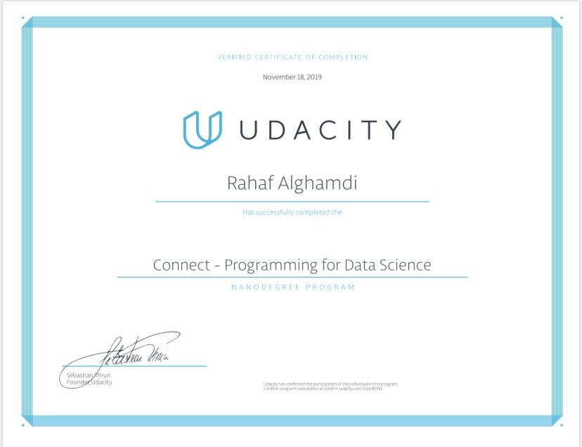 Rahaf Alghamdi, MSIS, PMP®, CIT on LinkedIn: #coding #python #udacity #misk Rahaf Alghamdi, MSIS, PMP®, CIT on LinkedIn: #coding #python #udacity #misk