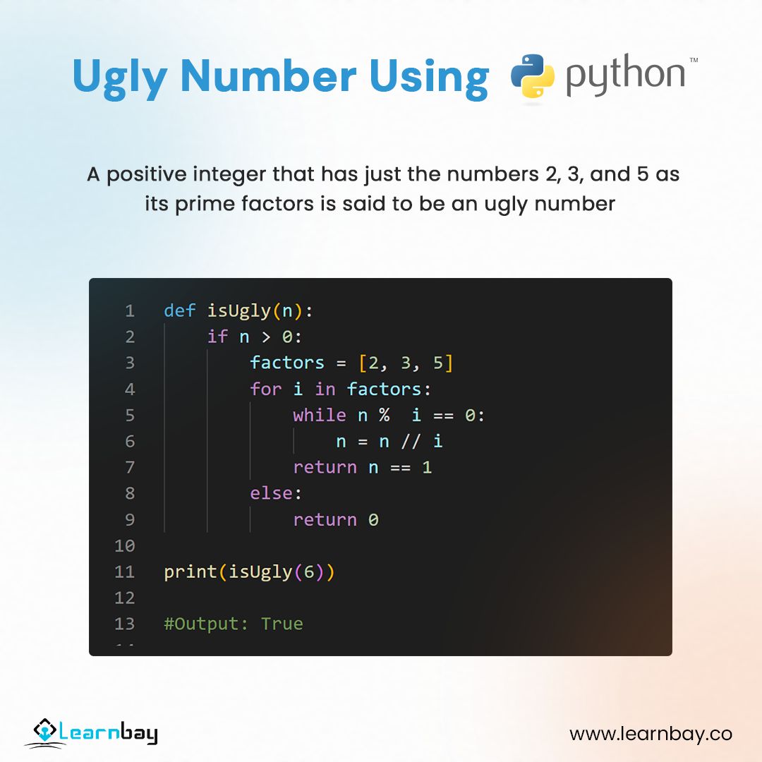 #ugly #python #learnbay #learnbaydatascience #pythonprogramming… | Learnbay #ugly #python #learnbay #learnbaydatascience #pythonprogramming… | Learnbay