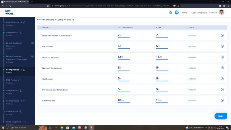 Sainaath Dhanwada on LinkedIn: #30daysofcodechallenge #day6 #nxtwave # ... Sainaath Dhanwada on LinkedIn: #30daysofcodechallenge #day6 #nxtwave # ...