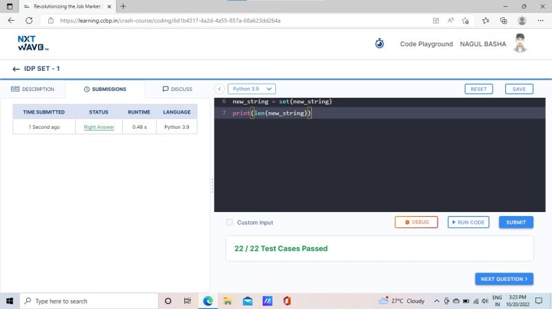Nagul Basha Shaik on LinkedIn: #ccbp #nxtwave #coding #programming # ... Nagul Basha Shaik on LinkedIn: #ccbp #nxtwave #coding #programming # ...