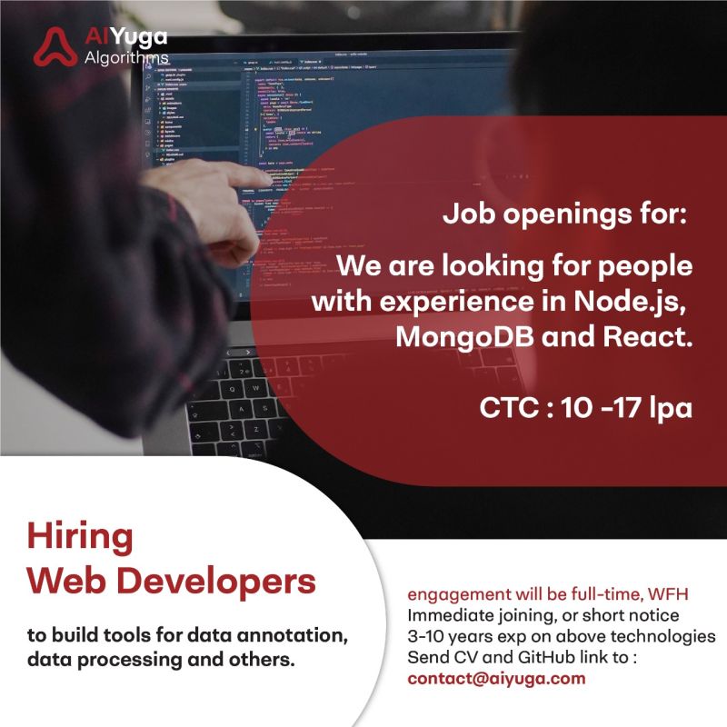 Kunaal Prasad on LinkedIn: #hiring #mernstackdeveloper #nodejs #reactjs ... Kunaal Prasad on LinkedIn: #hiring #mernstackdeveloper #nodejs #reactjs ...