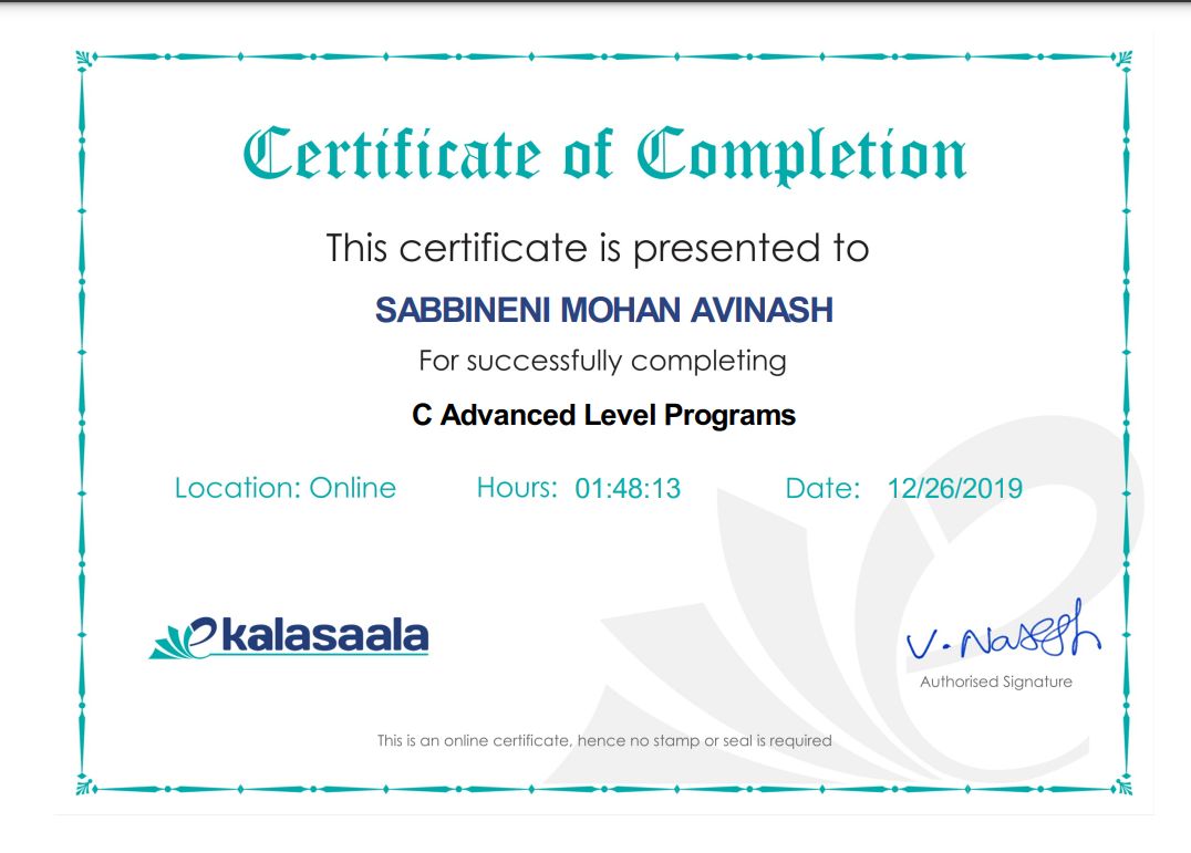 #ekalasaala #latepost #cprogramming | Mohan Avinash Sabbineni #ekalasaala #latepost #cprogramming | Mohan Avinash Sabbineni