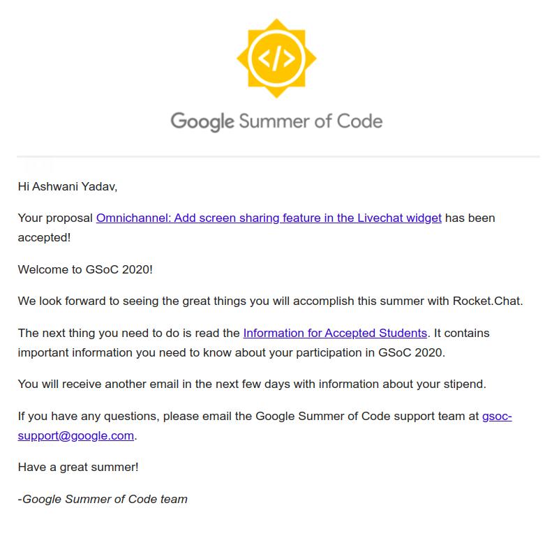 Ashwani Yadav on LinkedIn: #gsoc20 #gsoc #googlesummerofcode # ... Ashwani Yadav on LinkedIn: #gsoc20 #gsoc #googlesummerofcode # ...